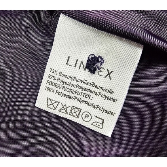 Blazer | Jackets & Coats | Lindex Evening Blazer Jacket Cotton Blend Jacquard Purple Womens Eu ...